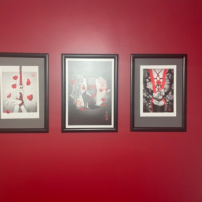 Shibari Heart Shibari Art Illustration Fineart Print - Etsy