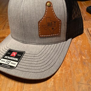 Customizable Cow Tag Hat Adult Cattle Tag Cap Richardson - Etsy