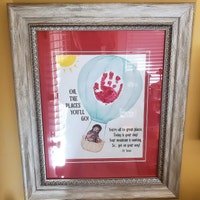 Oh the Places You'll Go Handprint Craft for Kids, Dr Seuss Crafts for ...