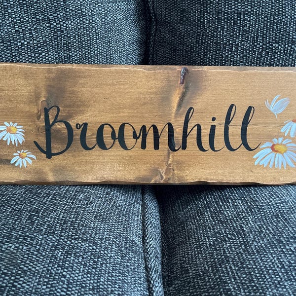 Custom Made Cottage House Name/house Number Wooden Plaques and Signs ...