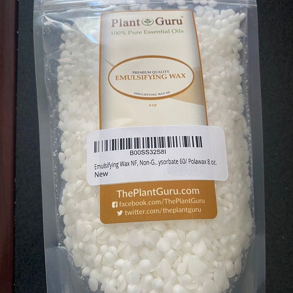 Emulsifying Wax Nf Non Gmo Premium Quality Polysorbate 60 Polawax Etsy