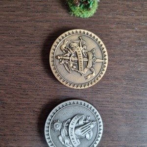 DND DRUID COIN Large Dungeons and Dragons Charachter Coin D20 - Etsy
