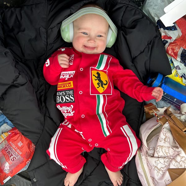 Formula Onesie, Retro Gulp Race Suit Replica, Total Personalisation - Etsy