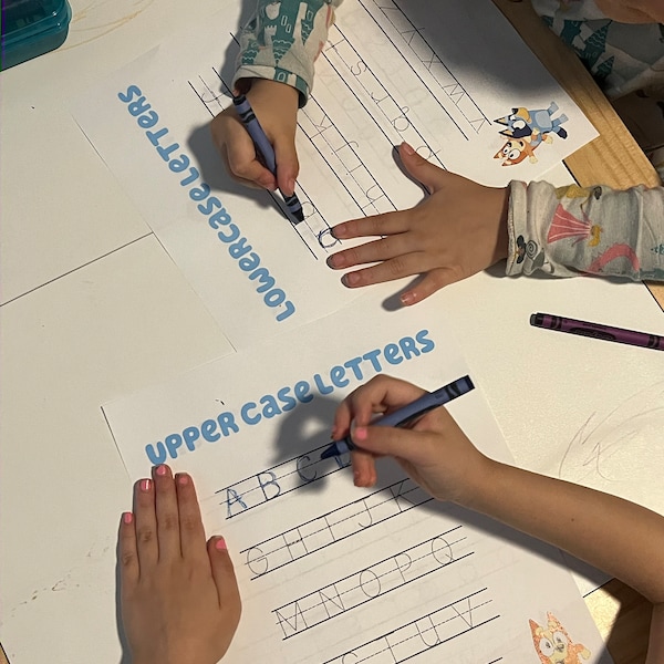 Alphabet Tracing Worksheets A-Z / ABC Tracing Workbook /handwriting ...
