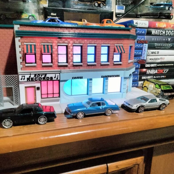 3D Printed Back to the Future Diorama: Lous Cafe - Etsy