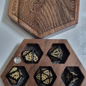 Full Set Garnet Tourmaline Glass Polyhedral Dice Set Set - Etsy