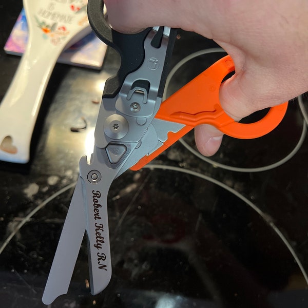 Laser Engraved Paramedic Gift Medical Shears, Leatherman Raptor Tool ...