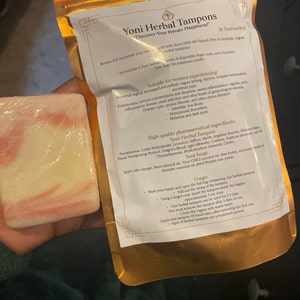 Yoni Detox Natural Pearls Set 6 Pack of Herbal Tampons for Vaginal ...