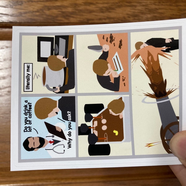 Canada Goose Comic WALL DECOR | Funny Wall Art Gift for Canadian Goose ...