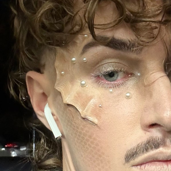 Mermaid Gills Silicone Prosthetic | Dragon Skin | Brow | Encapsulated ...