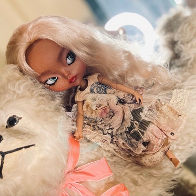 Blythe Custom Faceplate . Blythe Faceplate. Faceplate OOAK. - Etsy