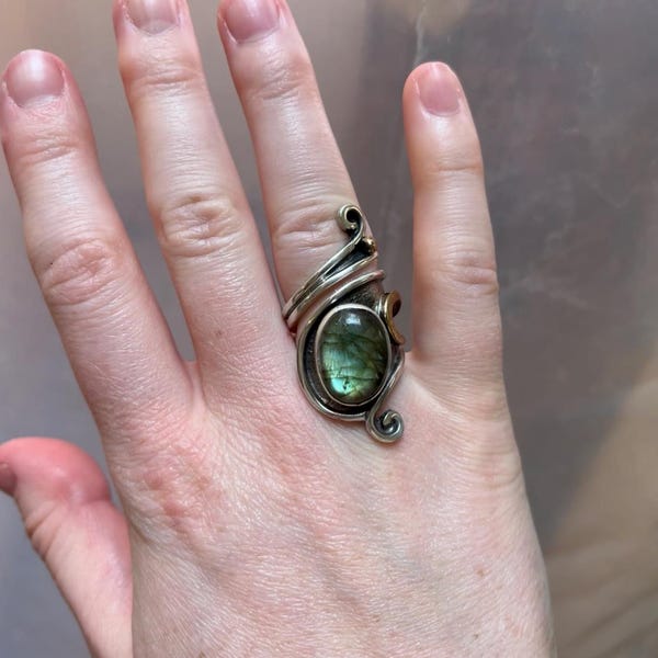 Pink Cameo Ring 925 Sterling Silver, Vintage Inspired Statement Jewelry ...