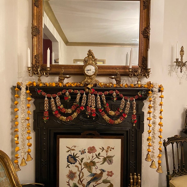 5 Feet Long Toran Door Hanging/ Diwali Decoration/ Door Valence/ Toran ...