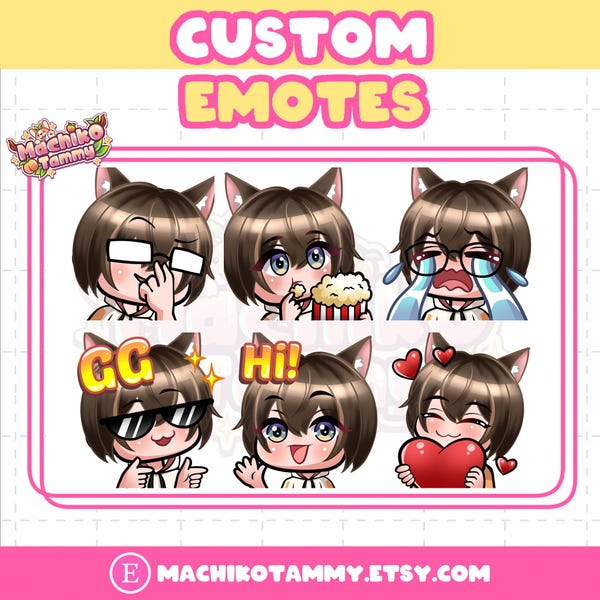Custom Twitch Emotes | Animated Emotes | Twitch Emote for Streamer ...