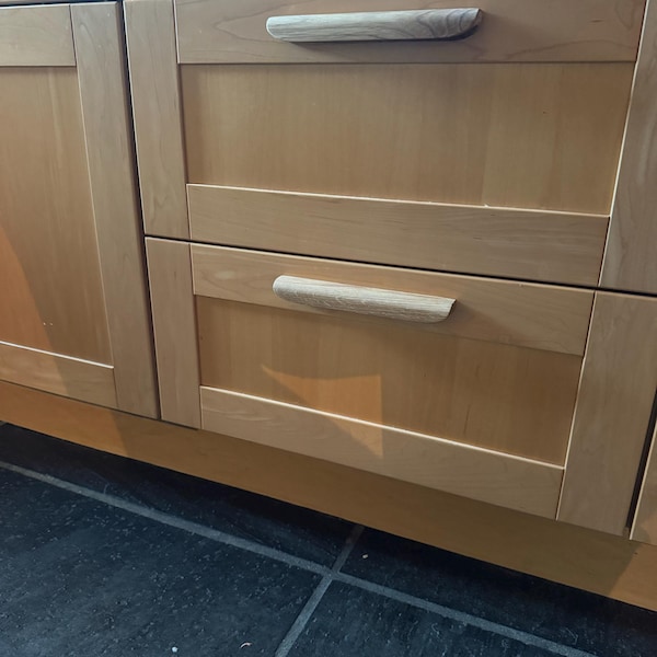 Minimalist Handles, Fashionable Design, Unique Furniture Handles, Oak ...
