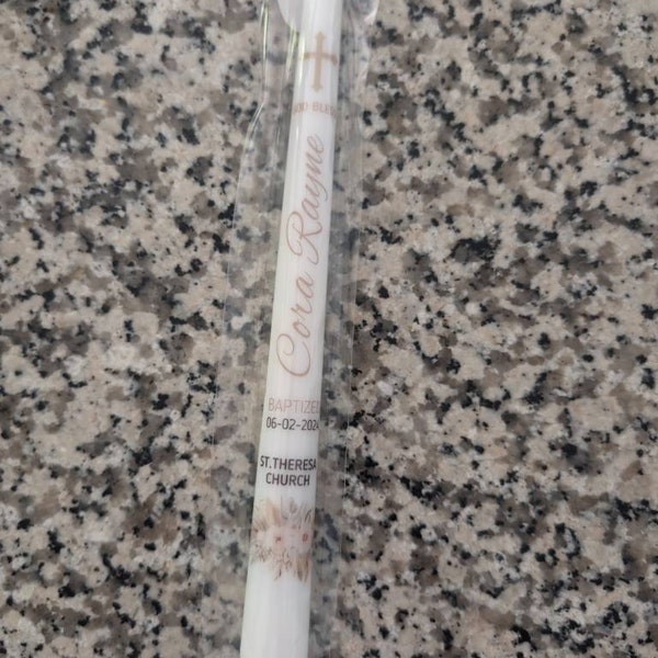 First Holy Communion Taper Candles Personalized Ceremony Candle, First ...