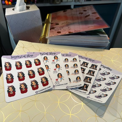 Miss Lady D Movie Theater Sticker Sheet - Etsy