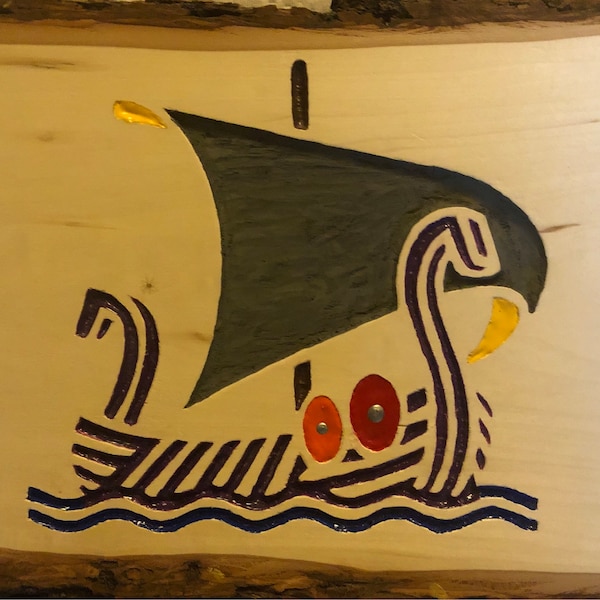 Viking Ship Stencil, Reusable Viking Ship Stencil, Art Stencil, DIY ...