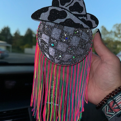 NEON WRANGLER Disco Ball Freshie - Etsy