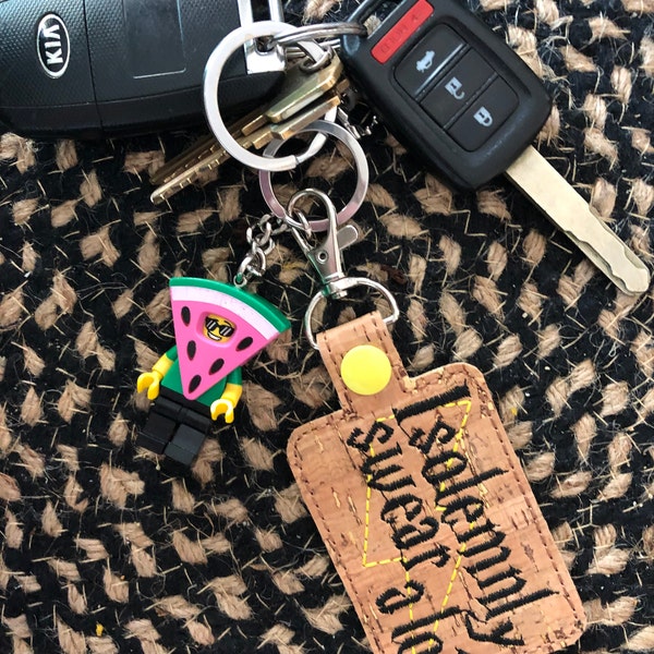 Pete the Cat Keychain Keyfob Embroidered Fob - Etsy