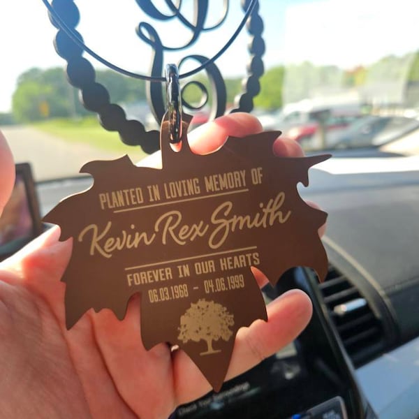 Memorial Tree Dedication Plaque Gift for Planting Trees in Memory of a ...