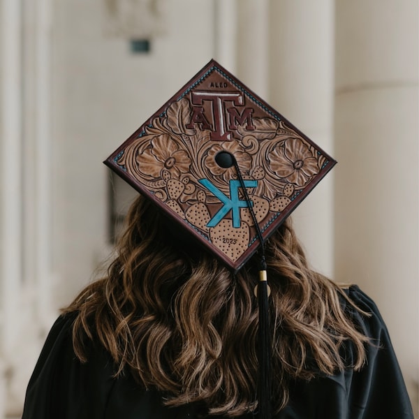 Custom Tooled Graduation Caps - Etsy Canada