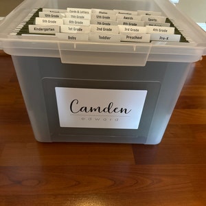 Printable Home Labels Instant Download Household File Box Labels Family ...