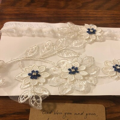 Navy Blue Bridal Garter, Wedding Garter, Bride Garter, Lace Garter ...
