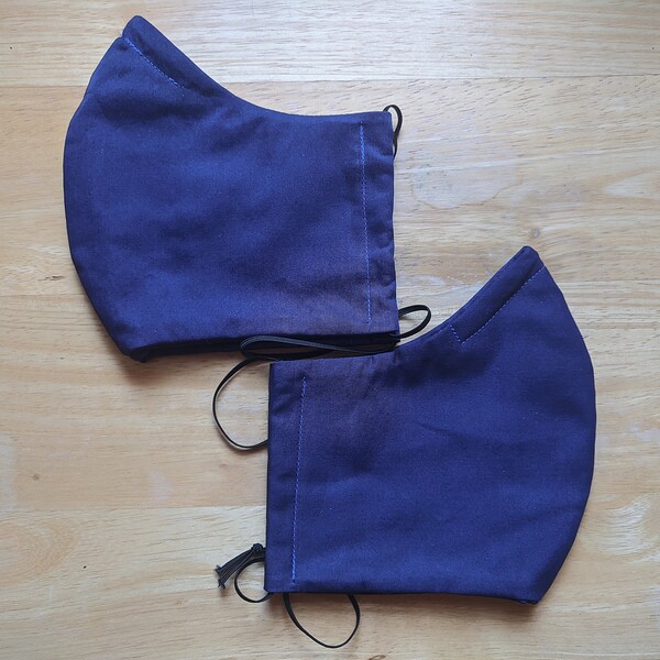 Set of 5 YKK 8" (20.3cm) #5 Zippers in Dark Navy or Light Denim Blue ...