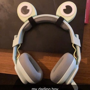 Frog Eyes for Headphones Frog Ears Headband Cosplay Accessory Twitch ...