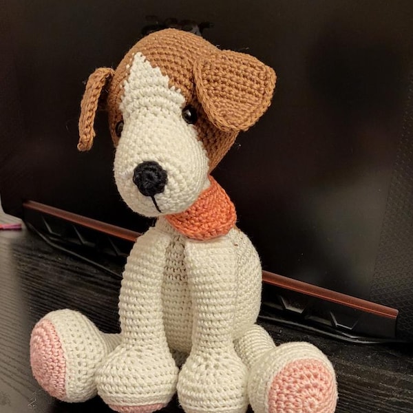 Patrón crochet Perro Amigurumi Perro pdf tutorial - Lolo el perro ...