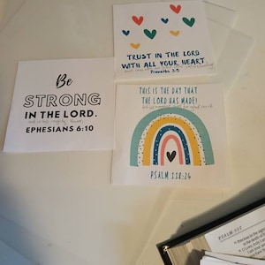 Spanish Scripture Cards for Kids, Spanish Children's Bible Verse Memory ...