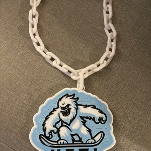 Custom 3D Printed Turnover Oversized Sports Chains - Etsy