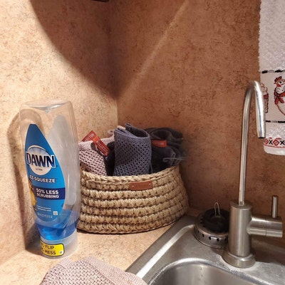 Cotton Baskets With Dividers Eye Glass Holder Remote Control - Etsy