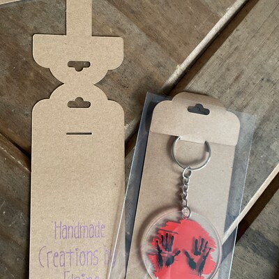 Keychain Display Card SVG, Key Fob Display Card, Keyring Card DXF, Bow ...