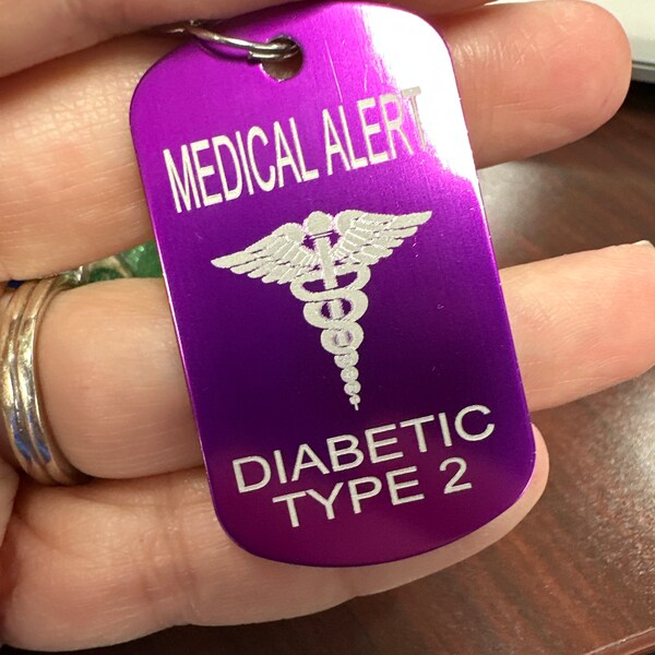 Medical Alert Badges for ID Bracelet. - Etsy