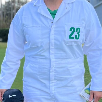 Caddie Uniform Custom Number Badge With Fabric and Hook and Loop Caddy ...