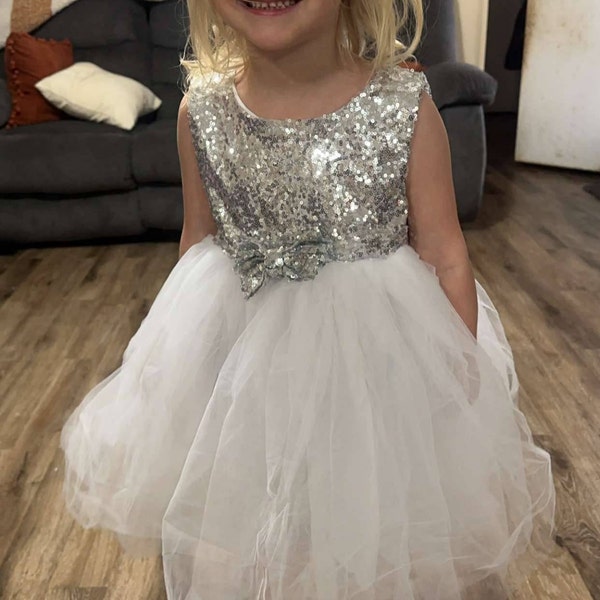 Rustic Flower Girl Dress- Flower Girl Dresses- Dress Includes Shades of ...