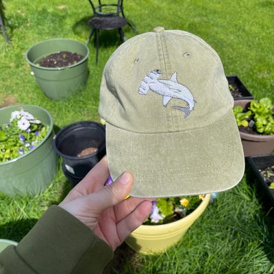 Monarch Butterfly Embroidered Hat, Baseball Cap, Sun Cap, Garden Cap ...