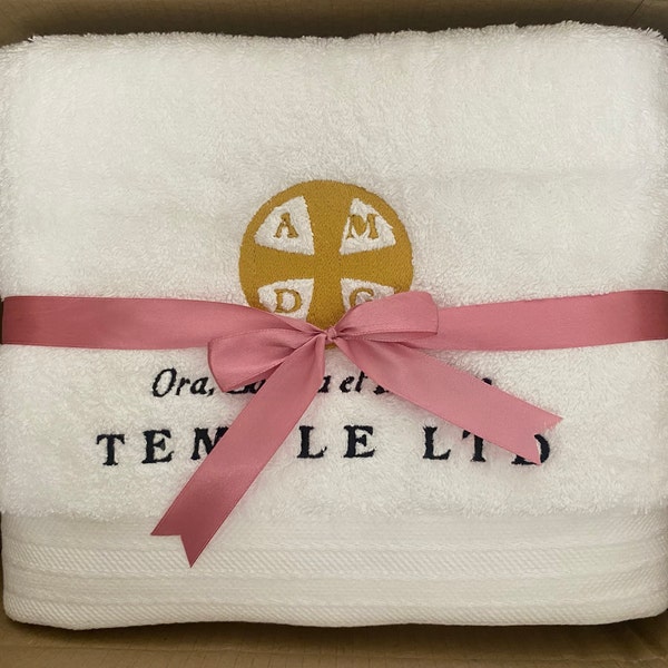 Beauty Salon Logo Towel, Logo Embroidery, Logo Personalised Design ...