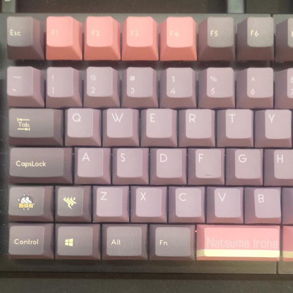 Black Cat PBT 140 Keys MAO Profile Keycaps Set, Cute Keycaps, Custom ...