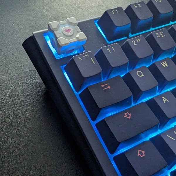 Portal 2 Companion Cube - Keycap for Mechanical Keyboard - Etsy