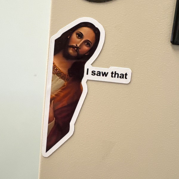 Jesus I Saw That Magnet, Fridge Magnet, Funny Magnet Gift, Jesus ...