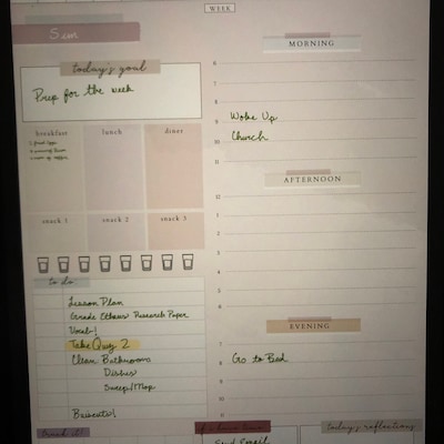 Dark Academia Mood Board Digital Sticker Set Goodnotes - Etsy