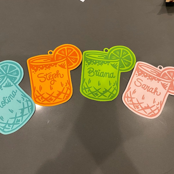 COCKTAIL CUTIES, Main Squeeze, Italian Summer, Bridesmaid Name Tag ...