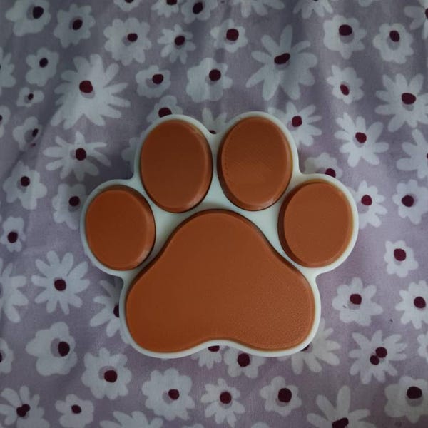 Pet Paw Print Fidget Clicker Custom Colors, Endless Clicks! - Etsy