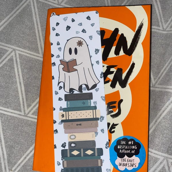 Thriller Ghost Bookmark - Cute Ghosty | Bookstack | Reading Accessories ...