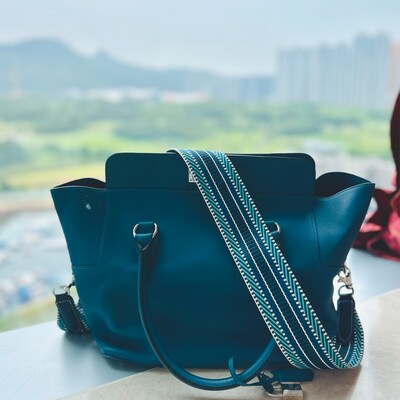 12.5cm Square Grid Replacement Strap Fashion Shoulder Straps for Bags ...