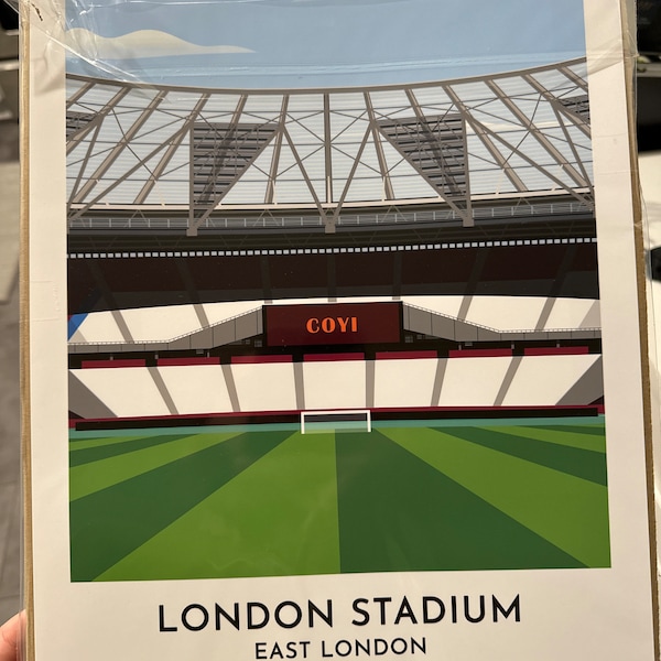 Any Football Stadium - T Shirt With Contemporary Stadium Logo Design ...