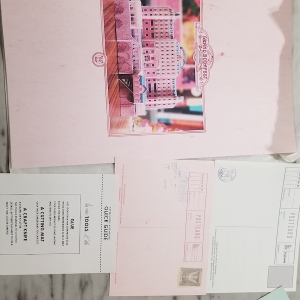 The Grand Budapest Hotel - Papercraft Paper Model - Mendl's Pastry Box ...